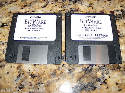 Cheyenne Bitware For Windows (PC) Game MS-Dos 3.5 Inch Floppy Disks ...