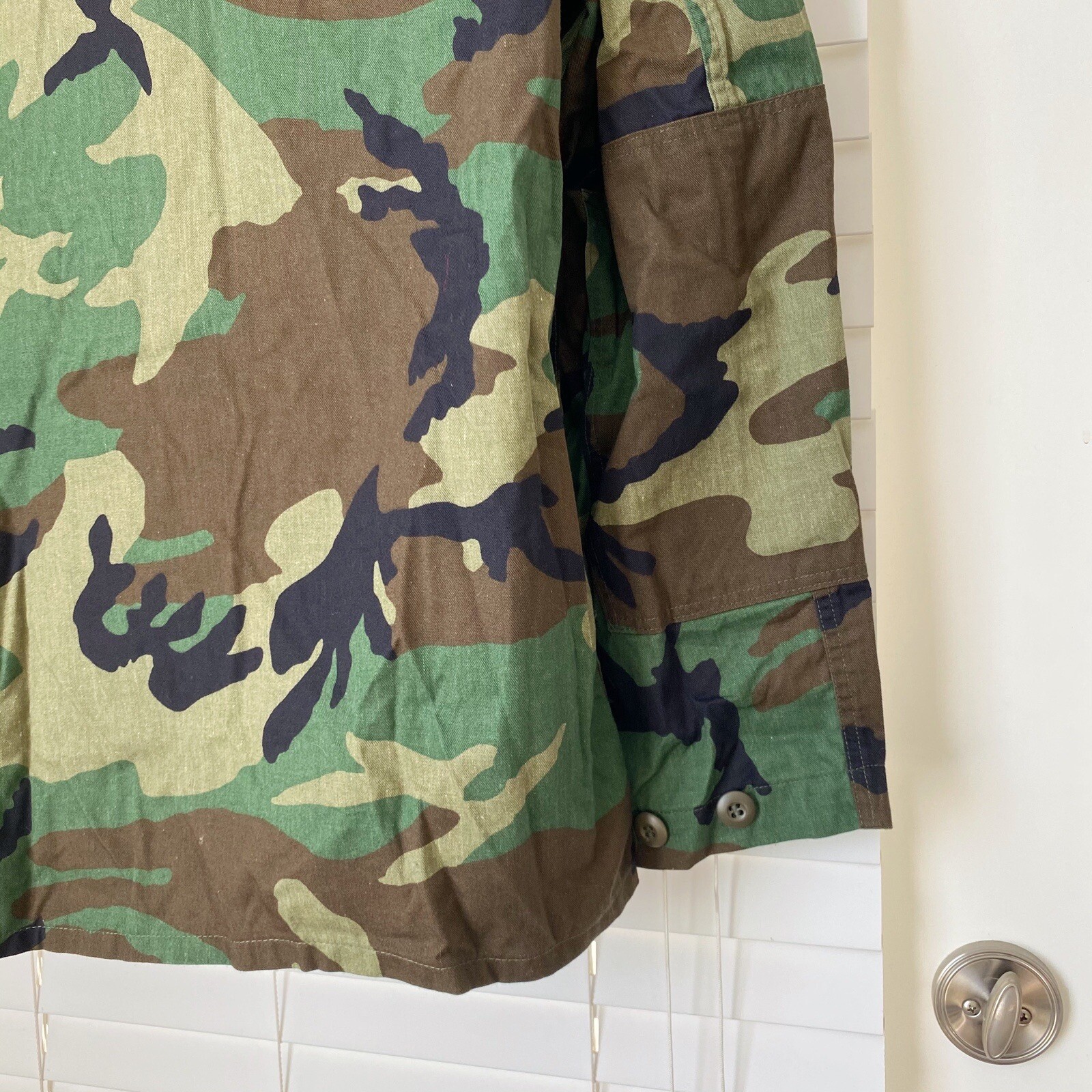 Vintage US Army 70s VTG Woodland Camo Camouflage Fiel… - Gem