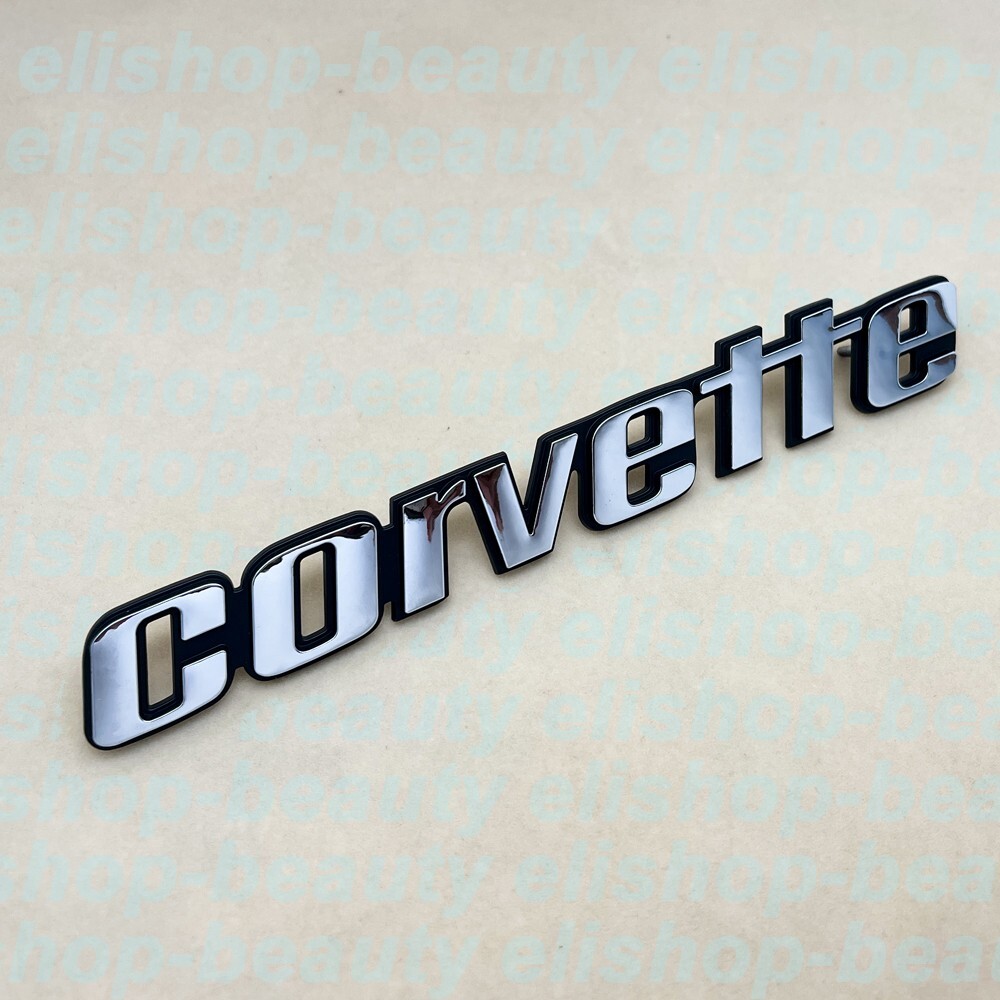 1 piece Corvette Rear Bumper Emblems For 1976 -1979 C3 Badges New | eBay