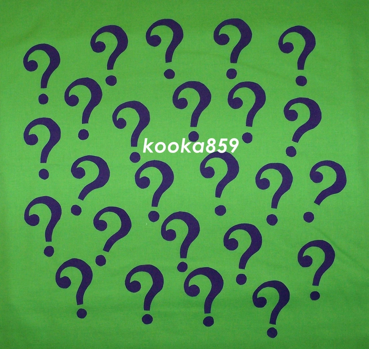 The Riddler Question Mark Logo