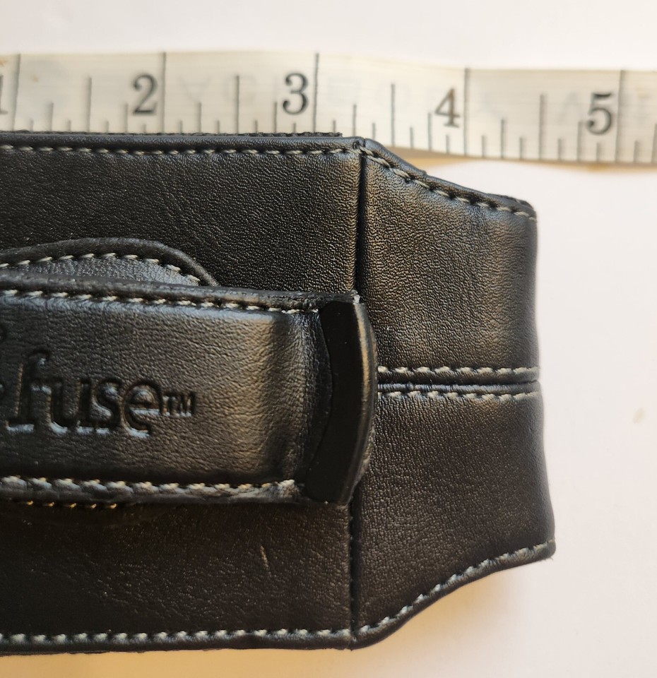 FUSE PHONE SHELL CASE for Vtg Flip Phone Or Pager (Black) Belt Clip NOS ...