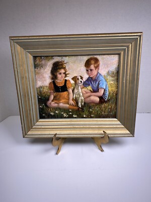 Vtg Mid-Century by Medeiros Painting Prints in Vtg Frames Country ...