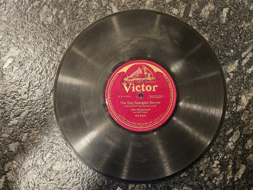 AUTOGRAPHED SIGNED John McCormack The Star Spangled Banner 78 RPM ...