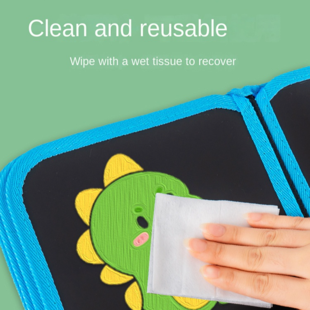 Portable Drawing Board Erasable Magic Blackboard New Wiping Kids | eBay