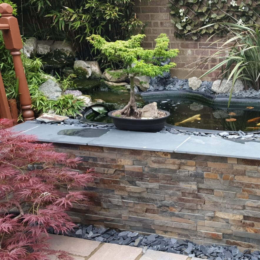 Black Slate Paving Patio Coping & Pond Slabs 800 x 250, £39.08/m2 ...