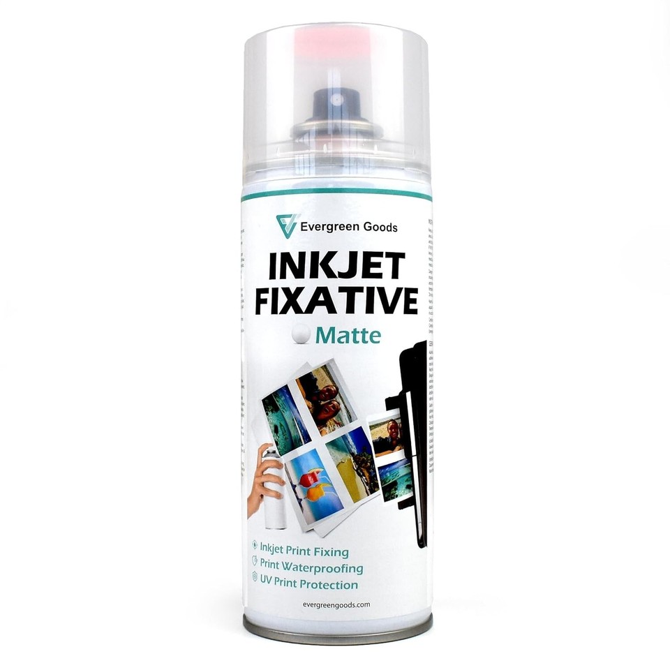Inkjet Fixative Spray MATTE Inkjet Print Fixing UV Protection Print ...