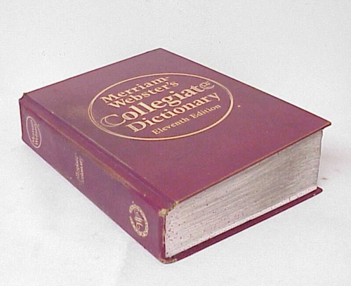 MERRIAM-WEBSTER'S COLLEGIATE DICTIONARY ELEVENTH EDITION VINTAGE BOOK ...