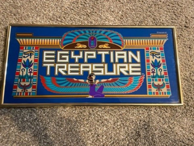 IGT "Egyptian Treasure" Slot Machine Glass Topper Luxor | eBay