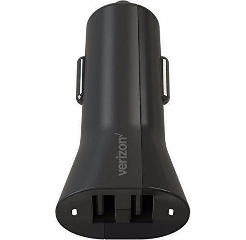 Original Verizon Black Dual-USB Car Charger Adapter iPhone iPad Samsung ...