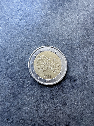 2 EURO COIN - RARE - RASPBERRY FLOWERS - FINLAND 2003 | eBay