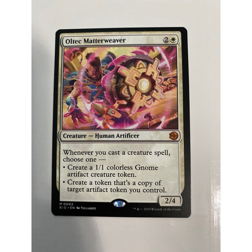MTG Oltec Matterweaver Outlaws Thunder Junction OTJ BIG 0003 Mythic NM ...