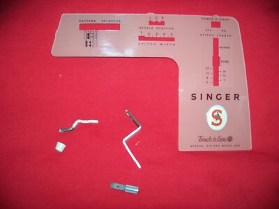 Singer Sewing Machine 626 Touch & Sew Parts Front Face Cover Plate ...
