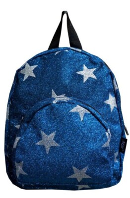 N'GIL SMALL BLUE GLITTER STAR-BACKPACK- SCHOOL-NEW ARRIVAL- PRE ...