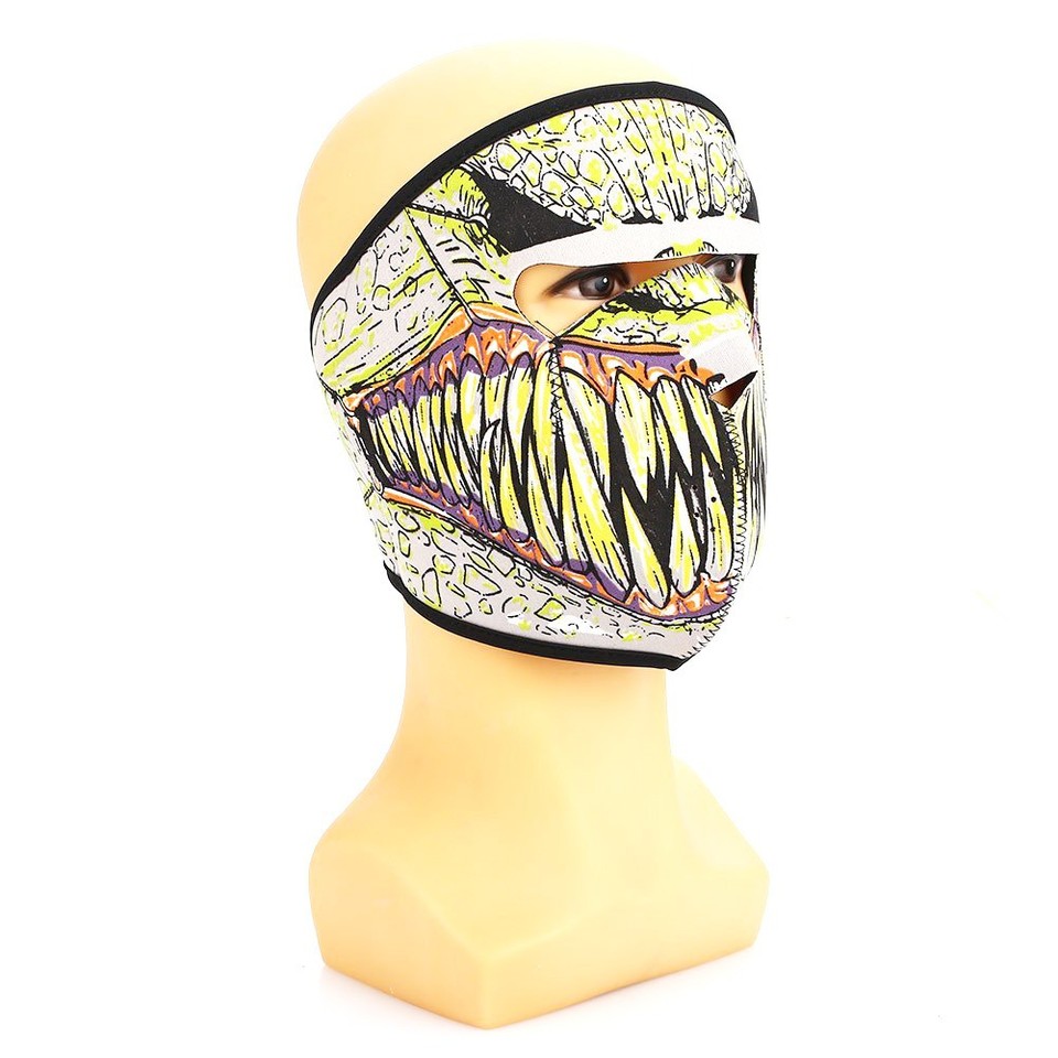 Halloween Scary Full Face Mask Scarf Cycling Motorcycle Skull Face ...