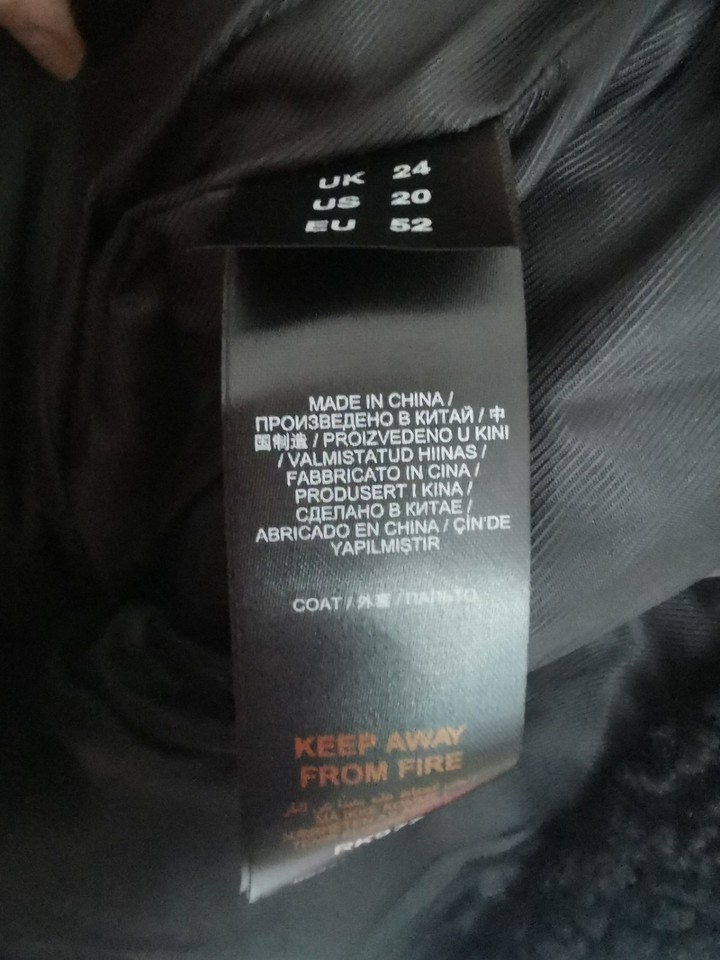 NWOT Capsule Plus Size 24 Quilted Sherpa Fleece Long Jacket/coat. | eBay UK