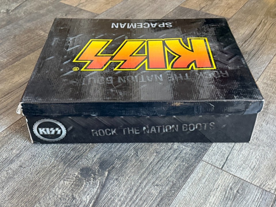 KISS Boot Box Empty Ace Frehley Large Rock The Nation Vintage Kiss ...