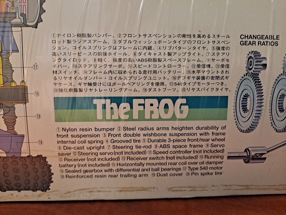Tamiya The Frog 2WD Off Road Buggy 1/10 Scale Electric RC Kit 58354 New ...