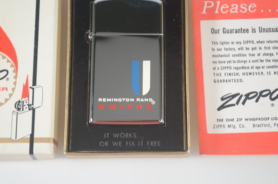 Remington Rand Univac Computers Zippo Lighter with Box | eBay