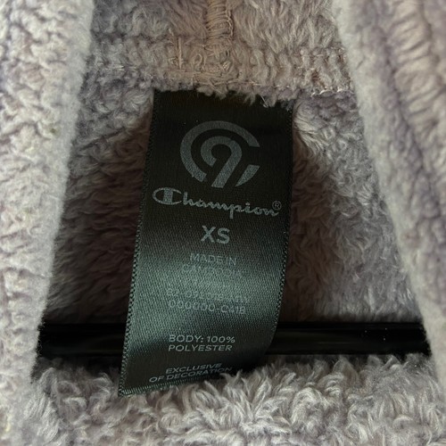 C9 Champion Womens Plush Sweatshirt Luxe Pull Over Fleece Purple Size ...