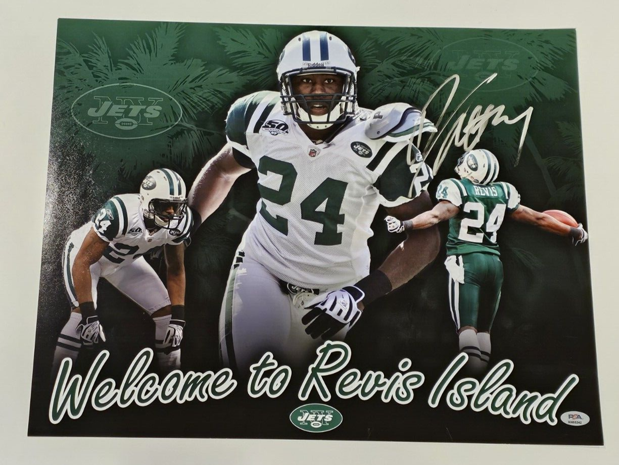 Darrelle Revis Autographed Memorabilia | Signed Photo, Jersey ...