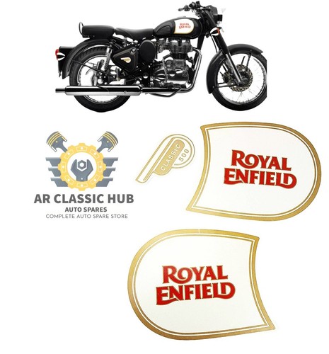 Royal Enfield Tank Sticker Kit For Classic 350/500 C350 Bvi (888391 ...