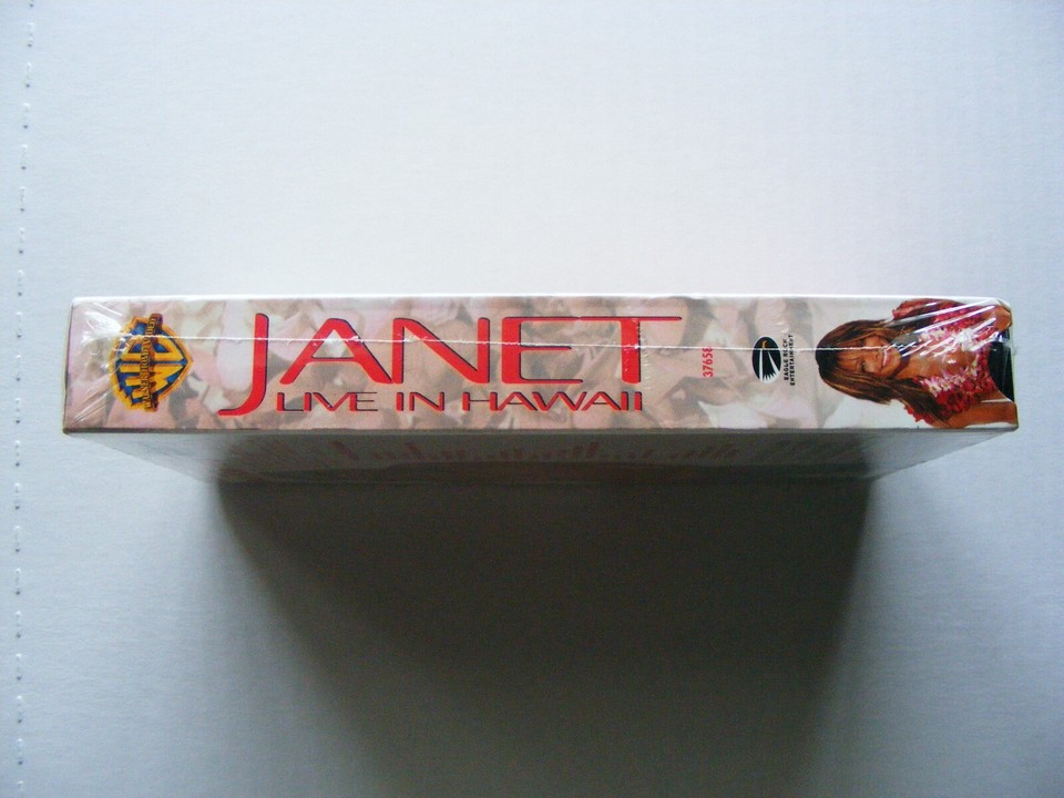 Janet Jackson "Janet Live In Hawaii" Sealed Never Played 155 Minutes ...
