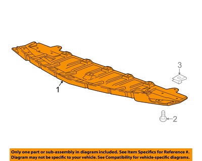 GM OEM 16-18 Malibu Radiator Support Splash Shields-Under Cover ...