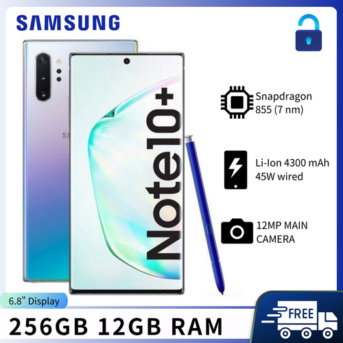 New Samsung Galaxy Note10+ Plus 256GB 4G Unlocked Smartphone SM-N975U ...