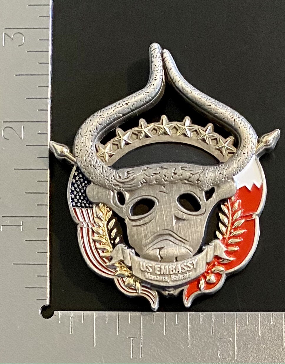 MSG-D Marine Security Guard Detachment Manama, Bahrain Challenge Coin ...