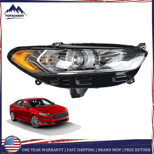 Chrome Headlight Assembly Housing Clear Right Side For Ford Fusion 2013 ...