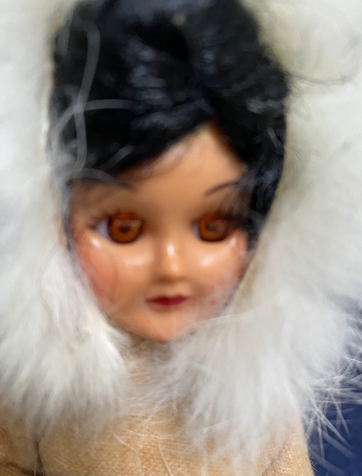 Vintage A&H Dolls Of The World Alaska Eskimo Doll with Sleep Eyes 8" | eBay