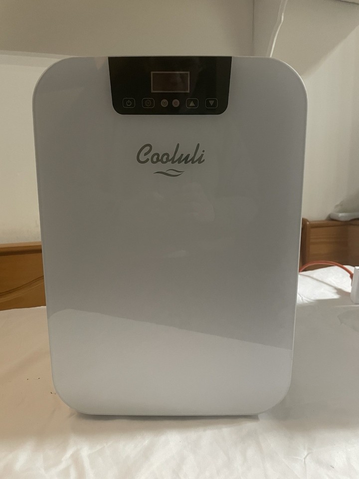Cooluli 20 Liter Mini Fridge w/Temp Control - White Thermoelectric ...
