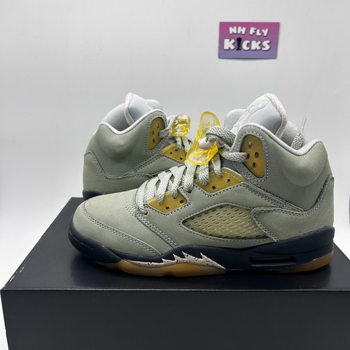 Size 4Y Nike Air Jordan 5 Retro Jade Desert Sand Green NEW (With Box ...