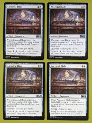 Ancestral Blade x4 Core Set 2020 M20 4x Playset Magic the Gathering MTG ...
