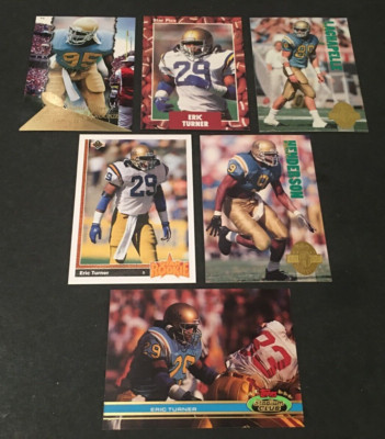 UCLA Bruins COLLEGE FOOTBALL Cards Lot of 6 Turner Miller Henderson ...