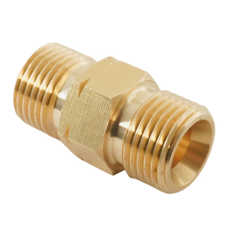 Double Nipple With Right-Hand / Left Hand Thread Adapter Fitting Brass ...