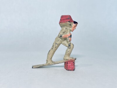 Vintage Manoil Lead Figure - #41/17 - Hod Carrier With Bricks | eBay