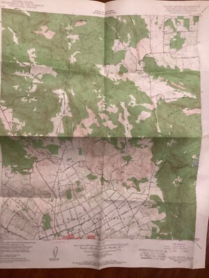 Valley Center Quadrangle California U.S. Geological Survey Map 1948 D8 ...