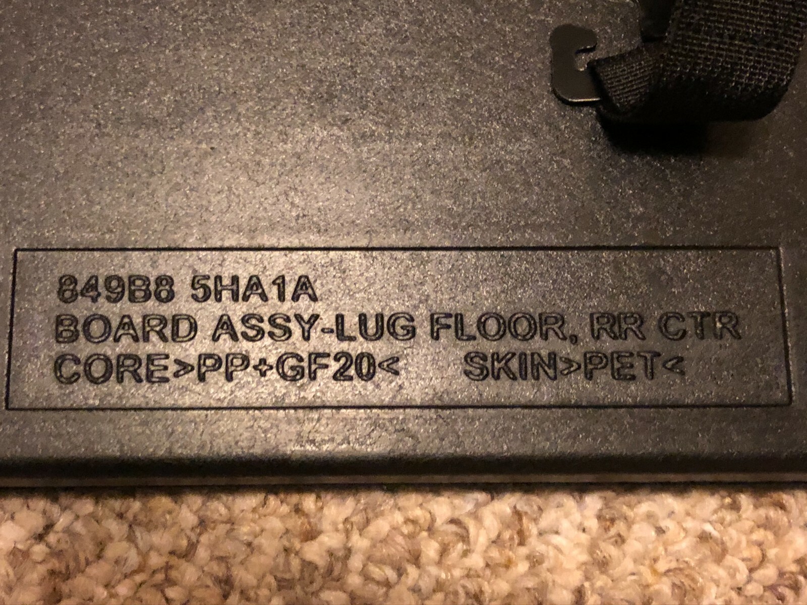 2014-2020 Nissan Rogue Genuine OEM trunk/Cargo Board 849B8-5HA1A ...