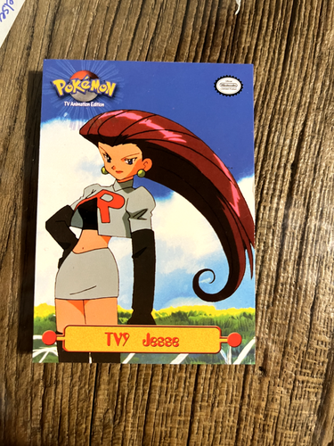 Vintage Rare Glossy TV9 Jesse Topps Pokemon TV Animation Edition Non ...