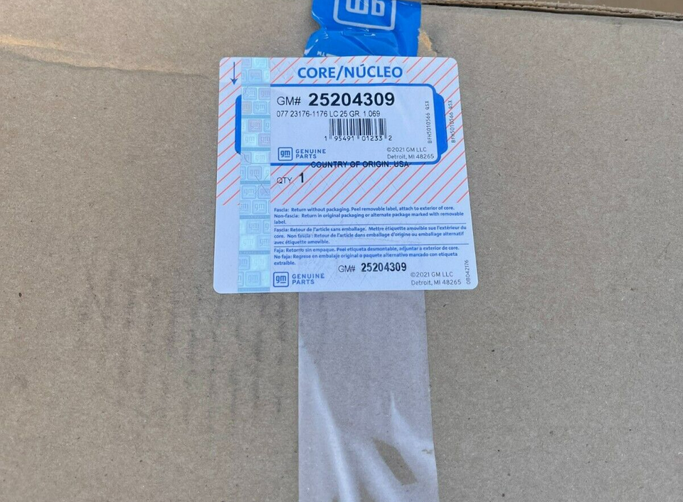 Genuine GM 25204309 ENGINE WATER PUMP REPLACES 12681171 * | eBay