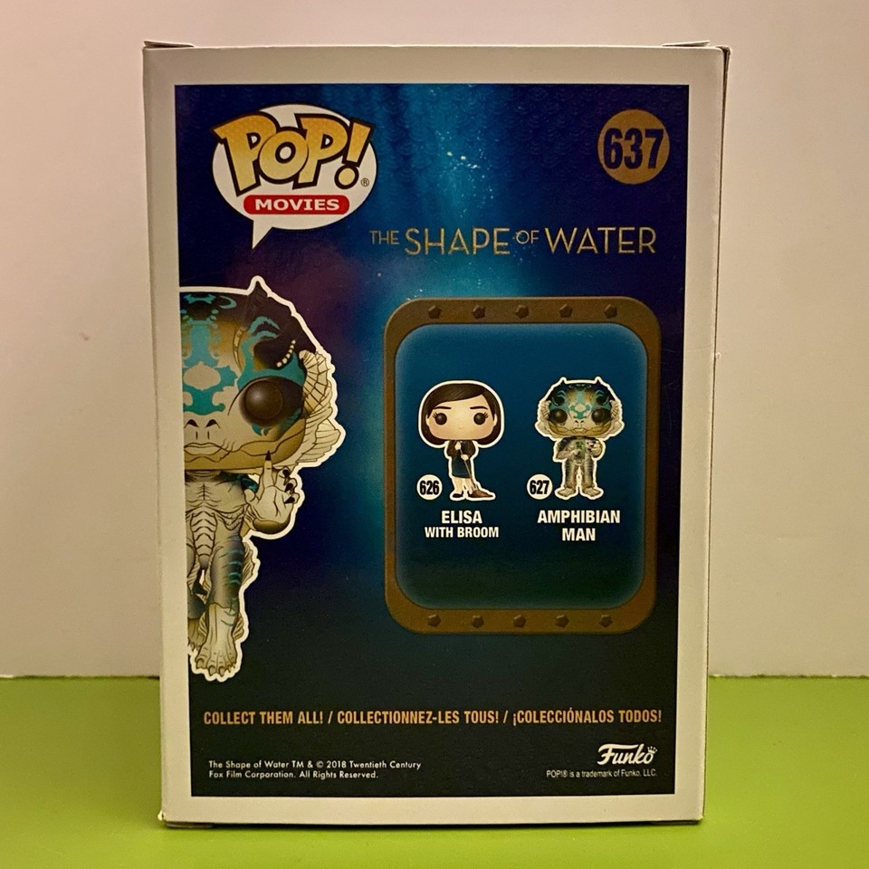 FUNKO POP! MOVIES #637 AMPHIBIAN MAN VINYL FIGURE SHAPE OF WATER 2018 ...