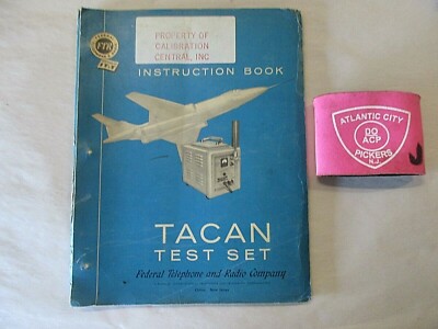 TACAN TEST SET INSTRUCTION BOOK | eBay