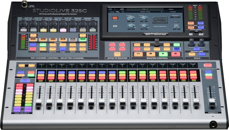 Presonus Studiolive 32SC Series III Digital Mixer-32 Channels, Built in ...