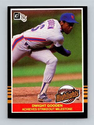 Dwight Gooden 1985 Donruss Highlights #33 RC NM | eBay