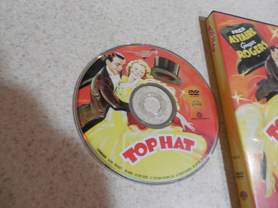 Top Hat DVD Fred Astaire Ginger Rogers Irving Berlin OOP Musical B/W ...