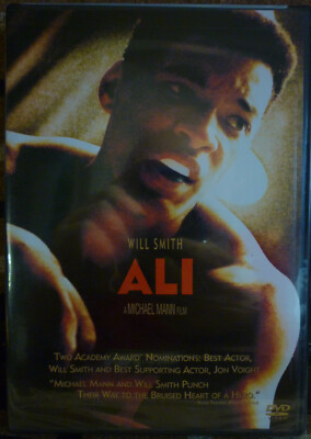 ALI DVD Will Smith, Jon Voight, Jamie Foxx, Muhammad Ali Boxing Story ...