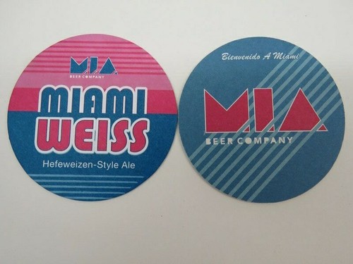 Bière Barre Dessous ~ M. I. A. Co Miami Weiss Hefeweizen Ale ~ Doral ...