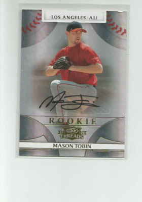 2008 DONRUSS THREADS #123 MASON TOBIN AUTO 532/999 B32A | eBay