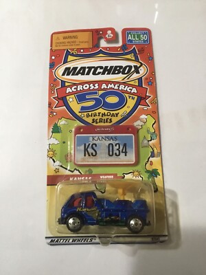 Matchbox Across America 50th Birthday Series Kansas Weather Radar Truck ...